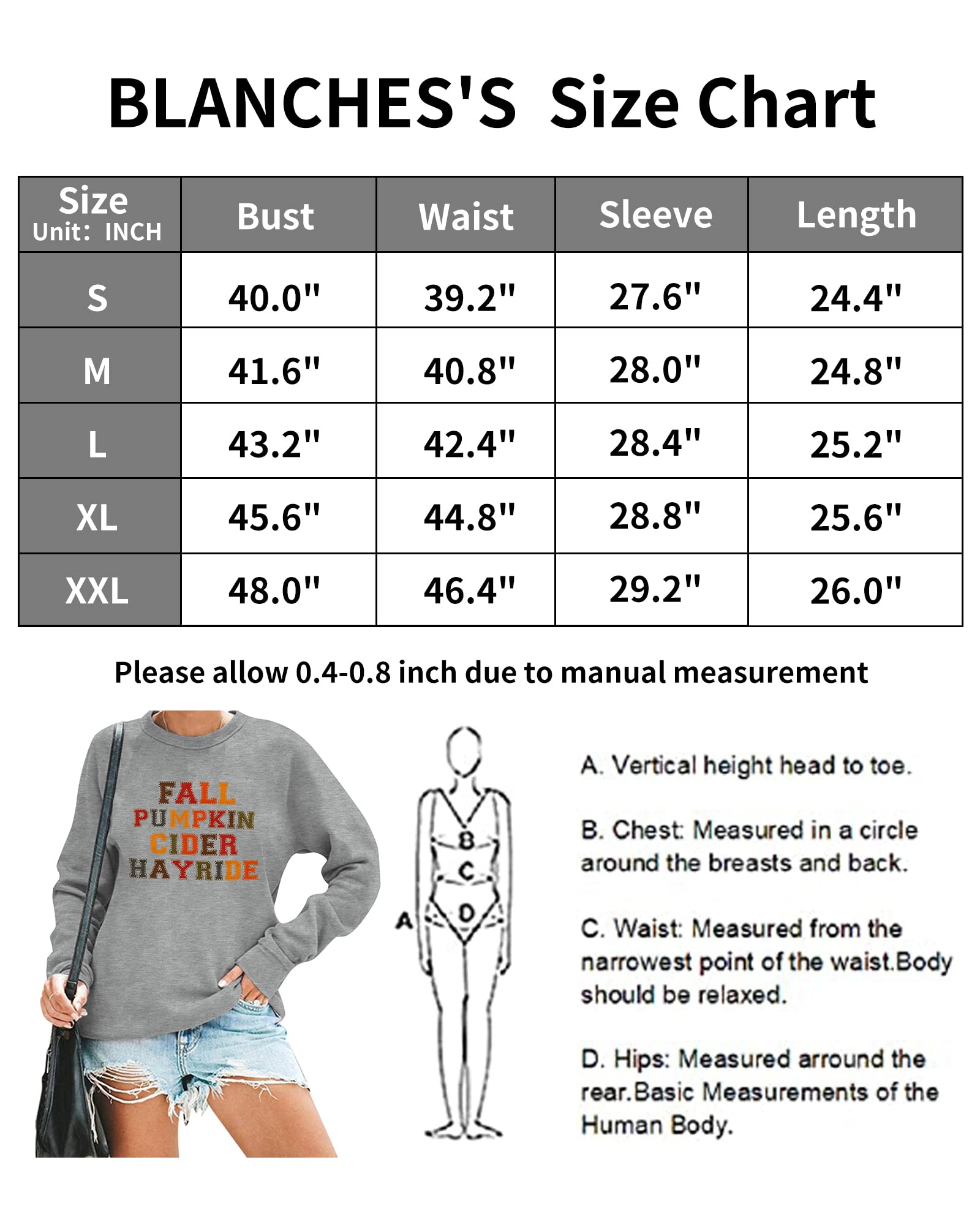 BLANCHES It's Just A Bunch of Hocus Pocus T-Shirt Women Sweatshirt Halloween Sanderson Sisters Long Sleeve Pullover Tops Gray