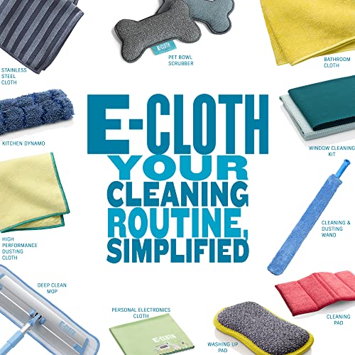 E-Cloth Deep Clean Mop Head, Microfiber Mop Head Replacement for Floor Cleaning, Great for Hardwood, Laminate, Tile and Stone Flooring, Washable and Reusable, 100 Wash Guarantee, 1 Pack