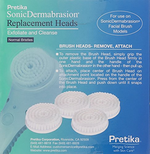 Pretika Sonic Dermabrasion Brush Head Replacement Set