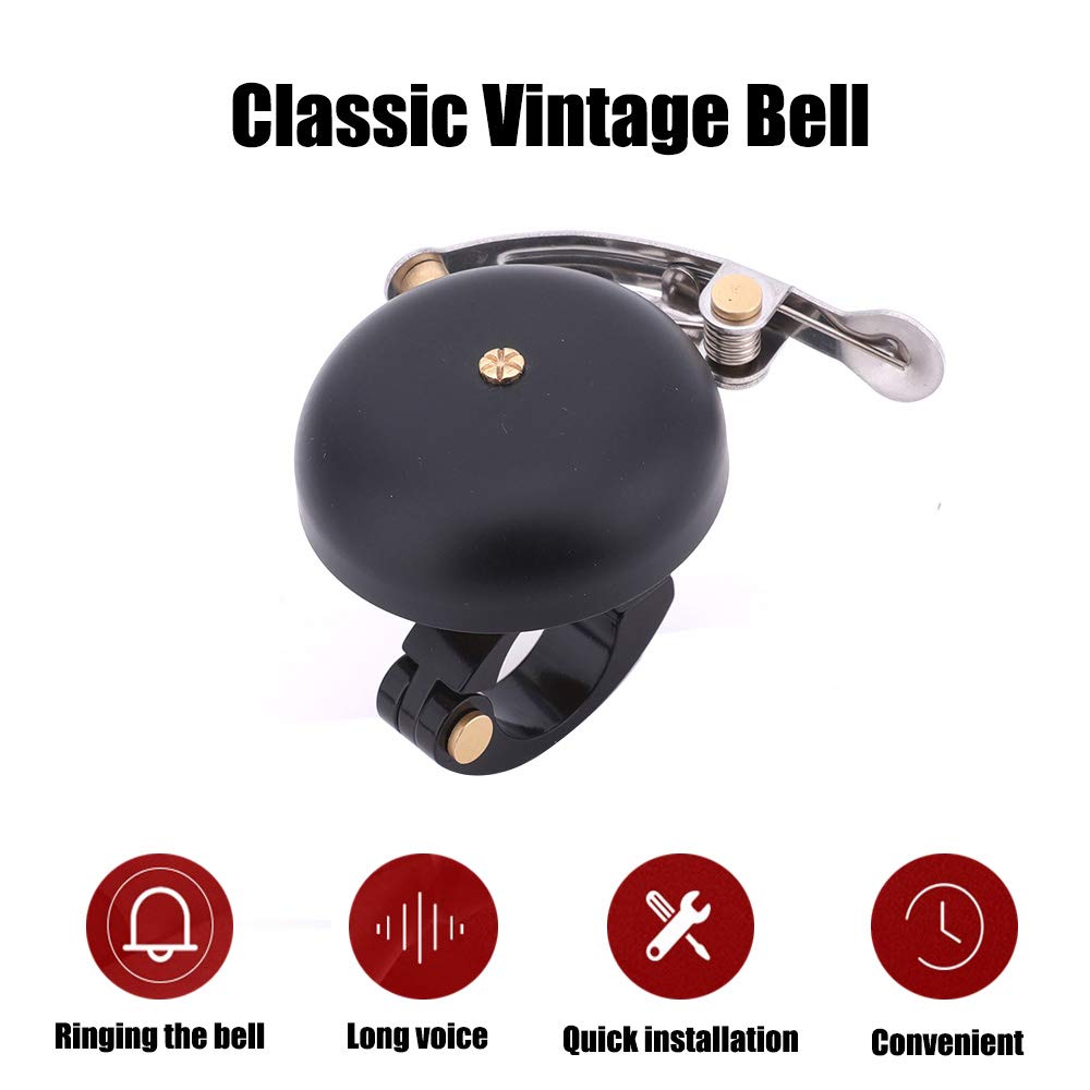 Bike Bell,Classic Brass Bicycle Ring Bell Horn Nice Loud Tone Cycling Accessories