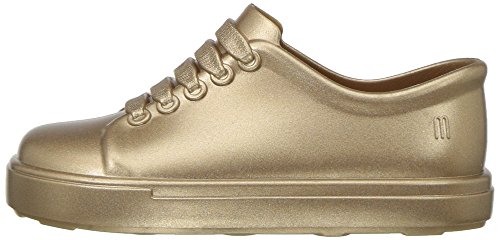 Mini Melissa Baby-Girl's Mini BE Sneaker, Gold Glitter, 5 Regular US Toddler