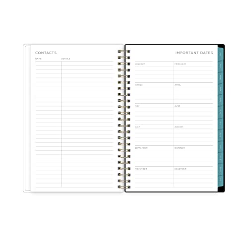 Blue Sky™ Kelly Ventura Weekly/Monthly Planning Calendar, 5" x 8", Spring Blue, January to December 2023, 142011