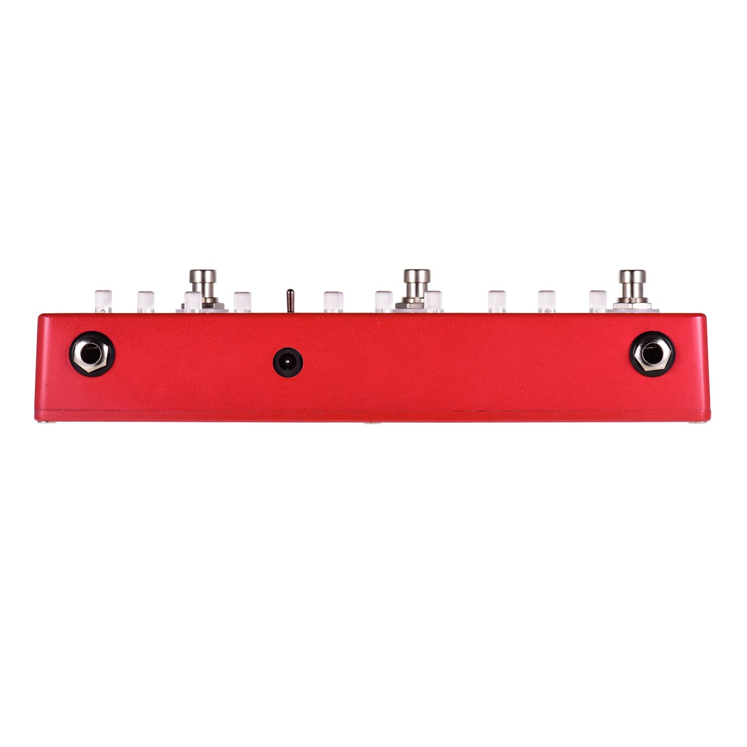 Beffin MOSKY DC5 MMulti-effect Guitar Pedal,Six-in-one Reverb Modulation Effect Pedal,Delay,Chorus Distortion,Overspeed,Boost,Buffer Full Metal Shell,Red