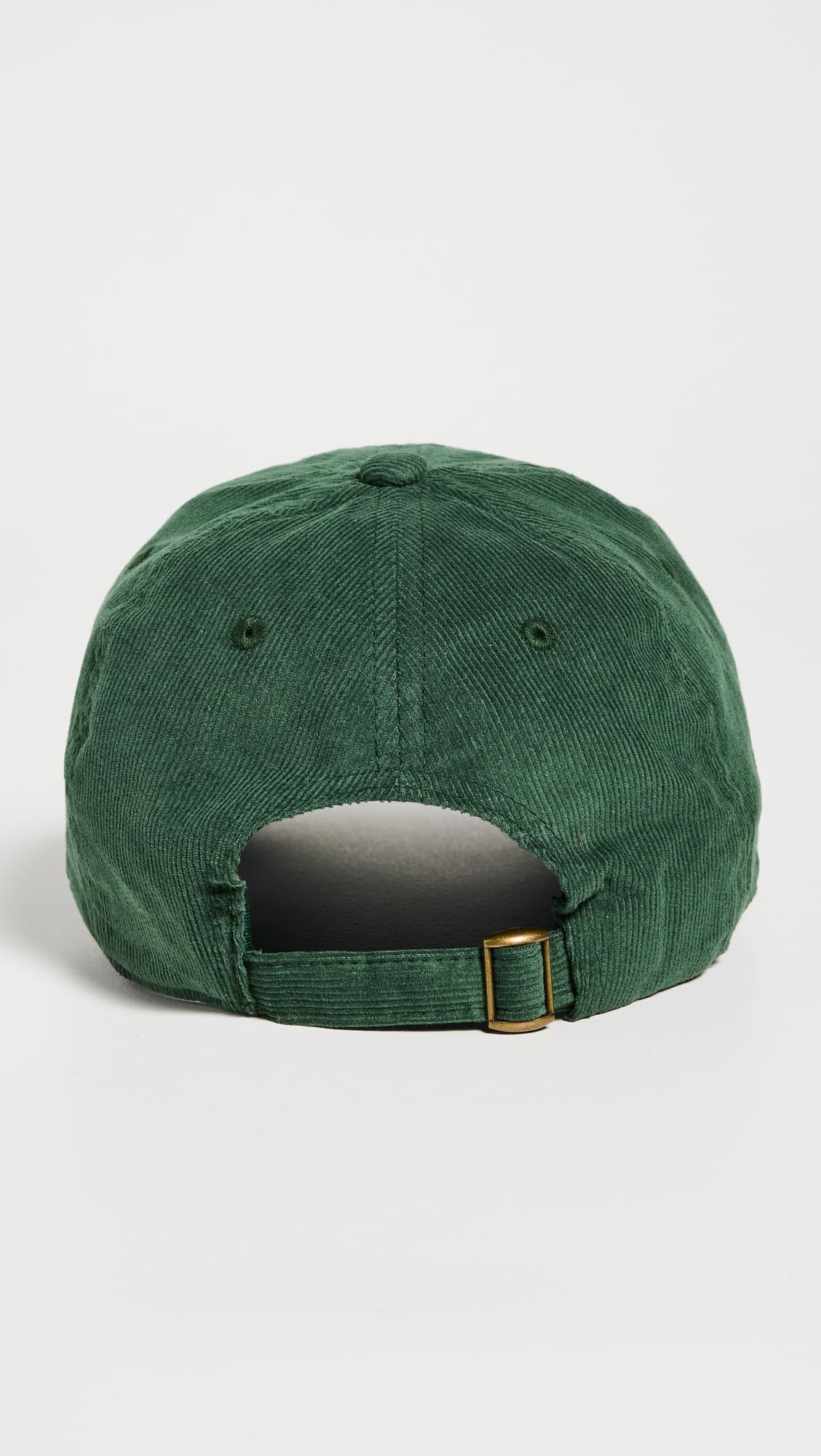 Clare V. Women's Corduroy Baseball Cap, Olive, Green, One Size