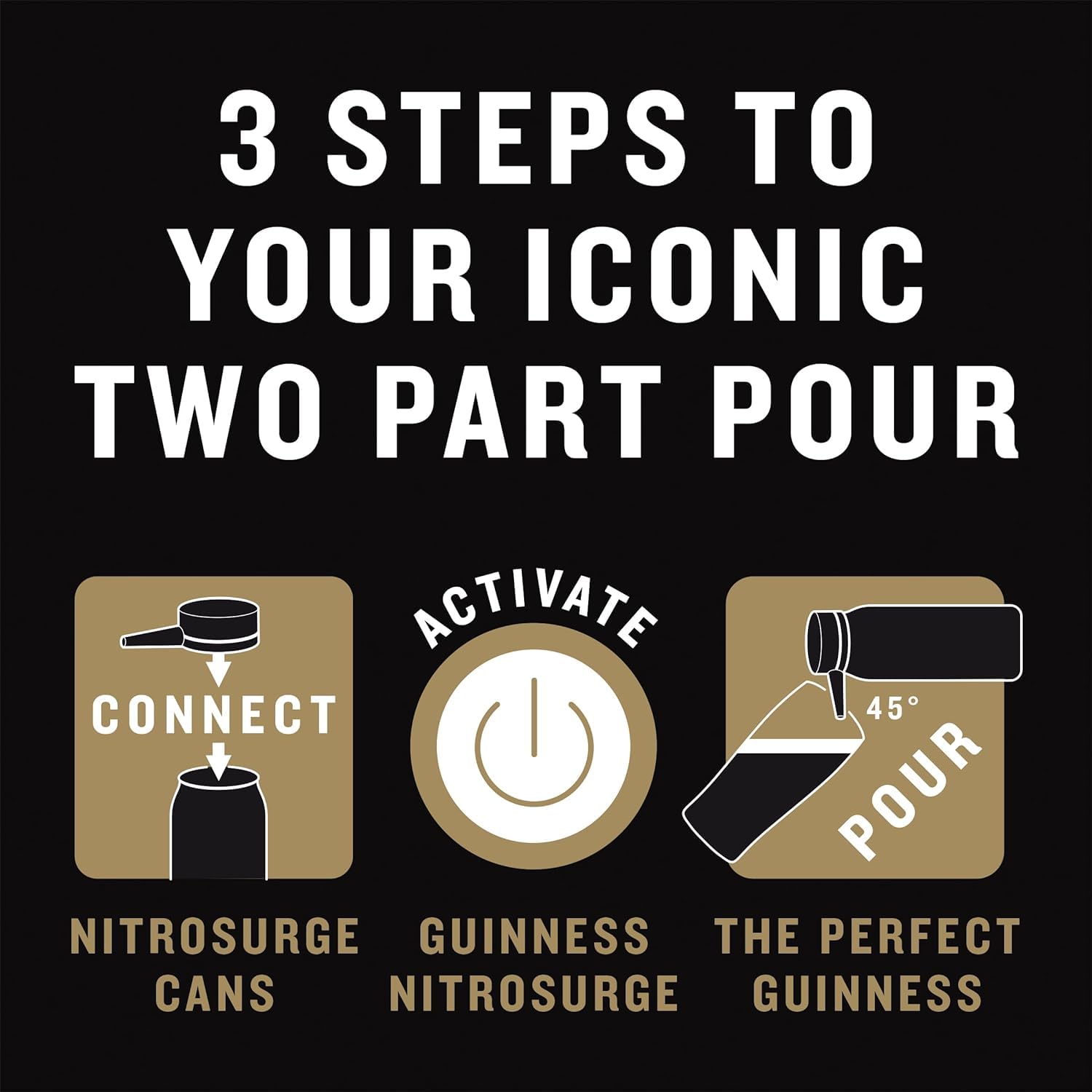 Guinness Nitrosurge Device With 20oz Gravity Pint Glass Giftset, Stout Beer, Perfect Pub Pour At Home Gift, Rechargeable Nitro Surge Guinness Device