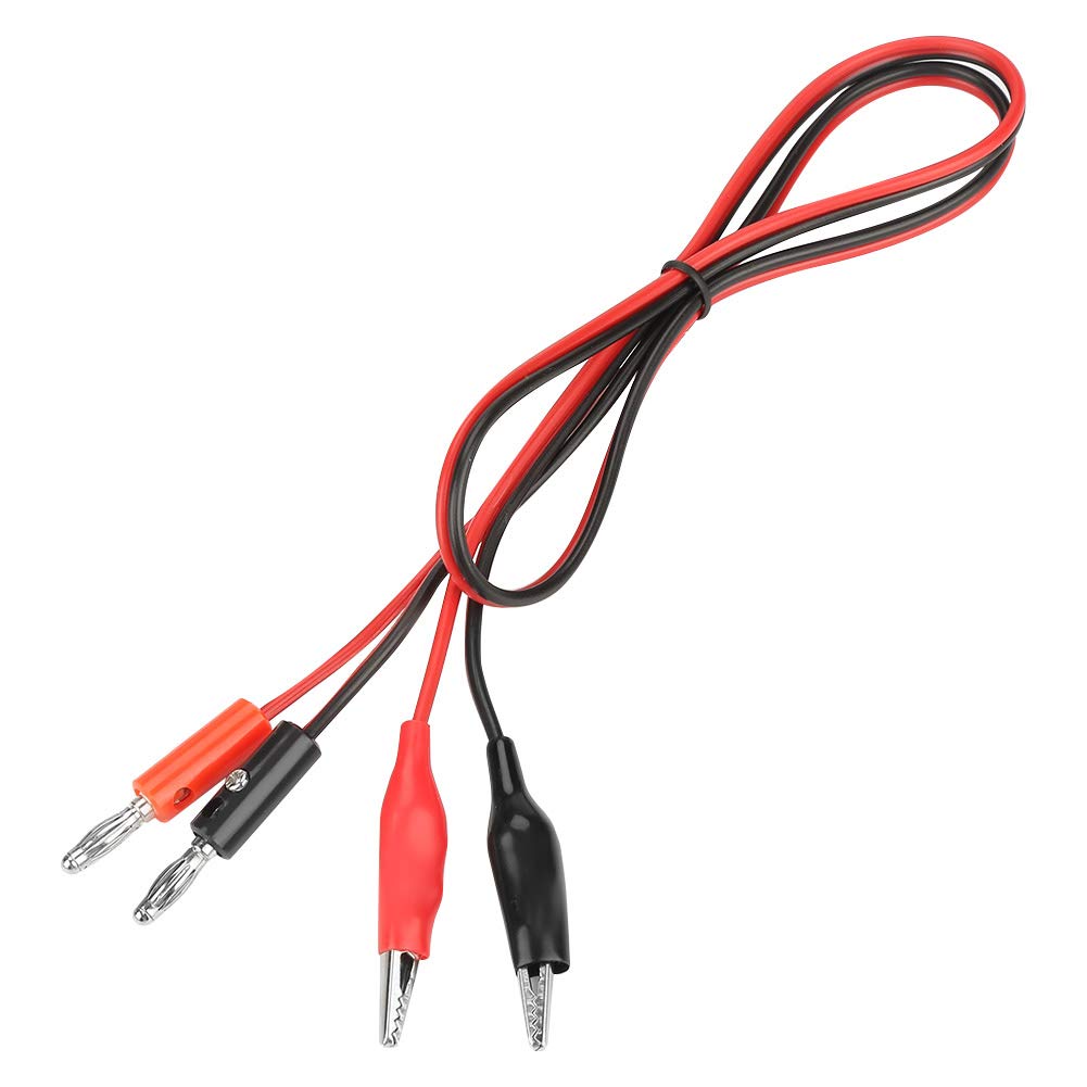 Banana Clip Test Multimeter Banana Plug Clip Test Probe Output Cable Line 30V 5A for Adjustable DC Regulated Power Test Cables Set