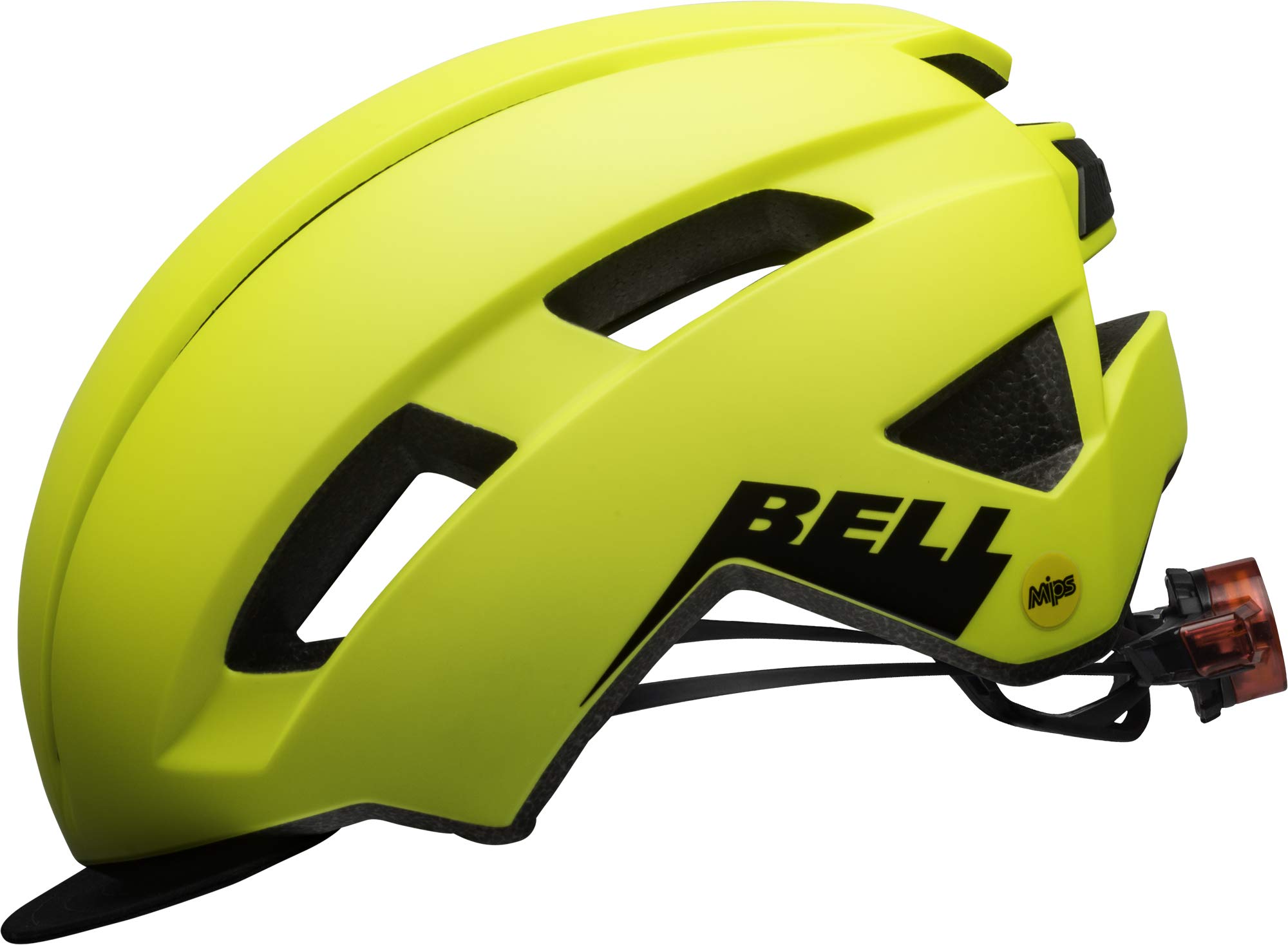 BELL Daily MIPS LED Adult Commuter Bike Helmet - Matte Hi-Viz (Discontinued), Universal Women's (50-57 cm)