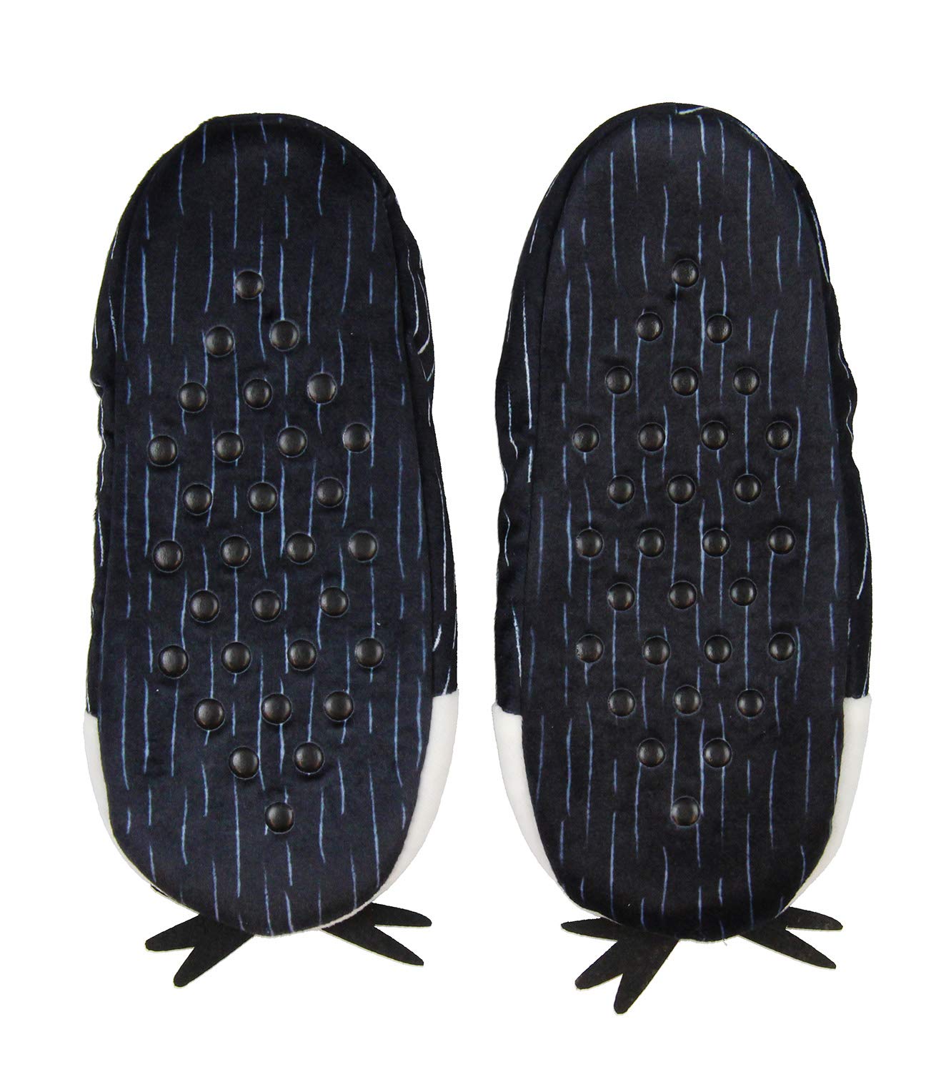 Bioworld The Nightmare Before Christmas Slippers Jack Skellington Character Slipper Socks with No-Slip Sole For Women Men (Medium)