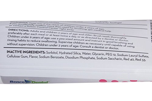 PRO-SYS® Kids Bubblegum Fluoride Toothpaste Toothgel - ADA Accepted (3 Pack)
