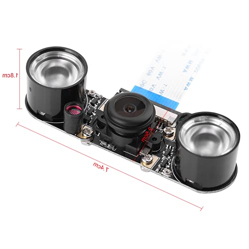 Camera Module for Raspberry Pi, Adjustable Lens Camera Module Compatible with Original Raspberry Pi Camera Module for Widely Usage