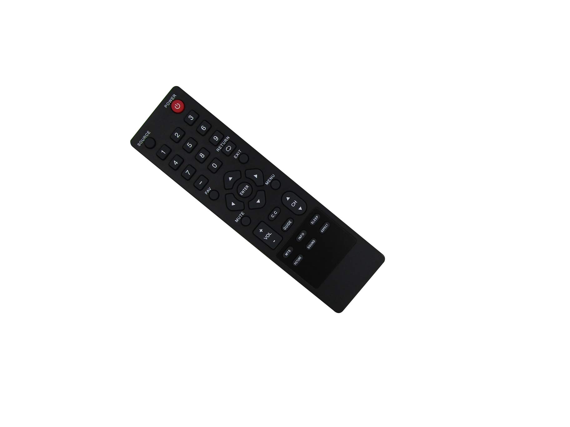 HCDZ Replacement Remote Control for ViewSonic RMC-006 VT3255LED VT4236LED CDE3201LED VS15045 A-00009373 RC-1313-0A LCD LED HDTV TV Display Monitor