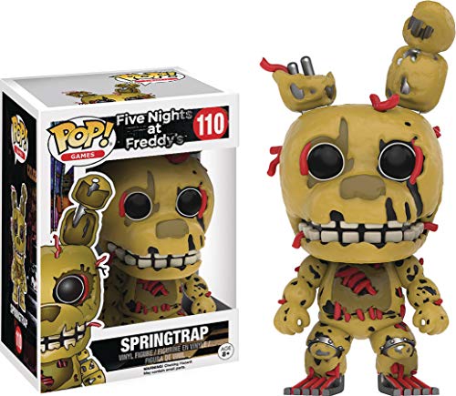 POP Five Nights at Freddy's - Springtrap Funko Pop! Vinyl Figure (Bundled with Compatible Pop Box Protector Case), Multicolored, 3.75 inches