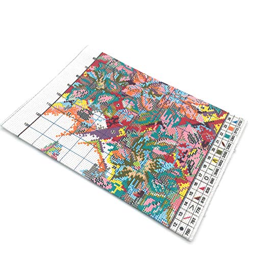 Maydear Cross Stitch Kits Stamped Full Range of Embroidery Starter Kits for Beginners DIY 11CT 3 Strands -… (Praying Jesus)