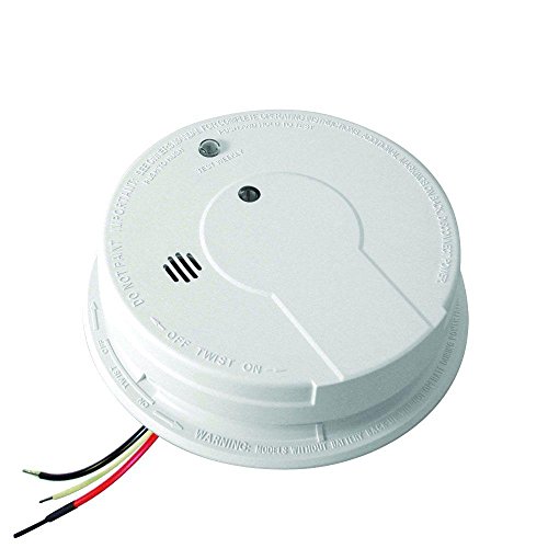Kidde Smoke Detector, Hardwired with Battery Backup & Interconnect, Battery Included & Smoke Detector, Hardwired Smoke Alarm with Battery Backup & Interconnect Capability