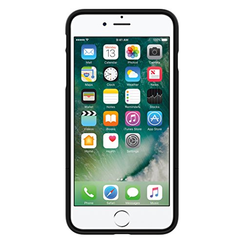 Seidio Surface Case with Kickstand for Apple iPhone 7 Plus and iPhone 8 Plus (Black/Black)