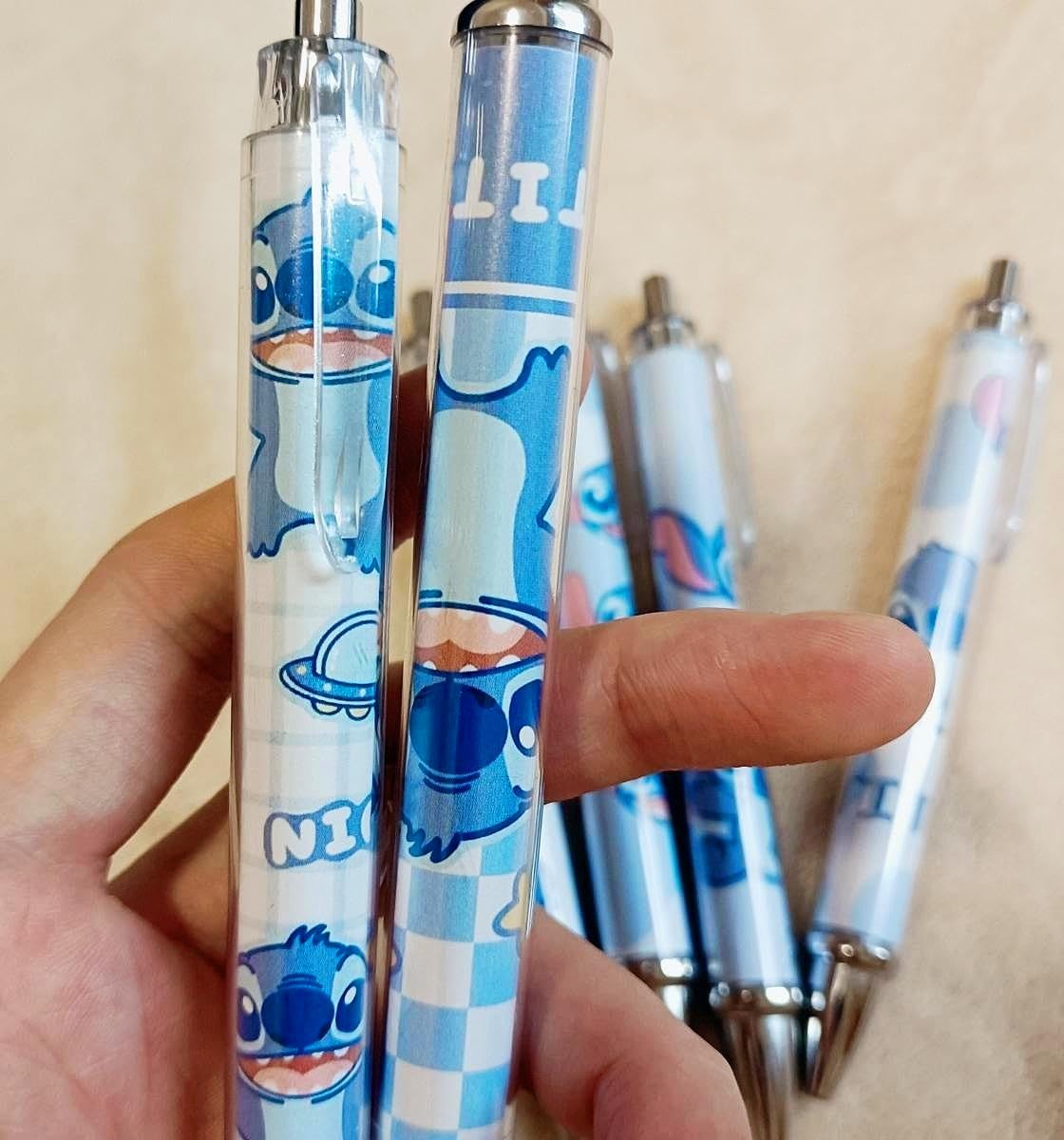 BLUEZY for Stitch School Supplies Kawaii Stuff Gift Set for Girls, Cute Anime Merch Accessories Including Pencil Case Rollerball Pens Pencils Stickers Lanyard Ruler Sticky Note notebook