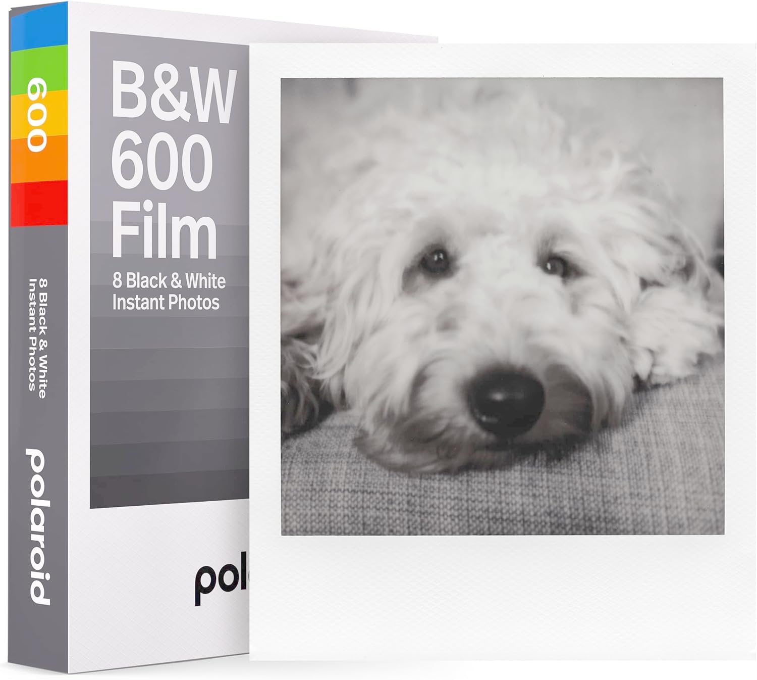 Polaroid Originals Black & White Instant Film, B&W Film for i-Type Cameras 5 Pack Bundle with a Cleaning Cloth