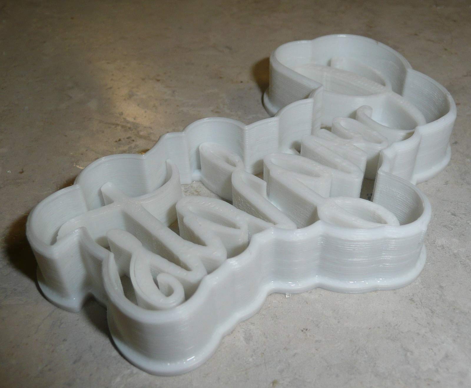 CONGRATS CONGRATULATIONS WORD FANCY WRITING GOOD WISHES COOKIE CUTTER MADE IN USA PR2515