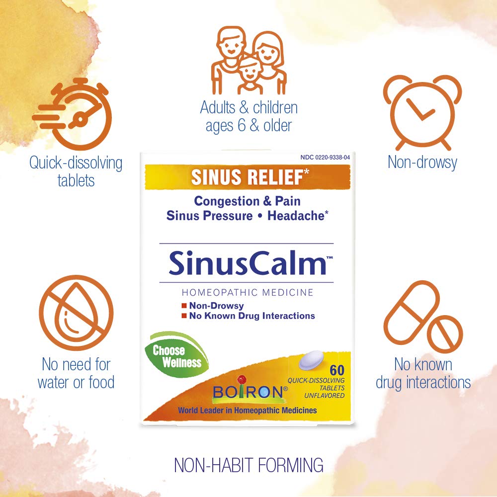 Boiron - Sinus Calm Sinus Relief - 1 Each - 60 TAB