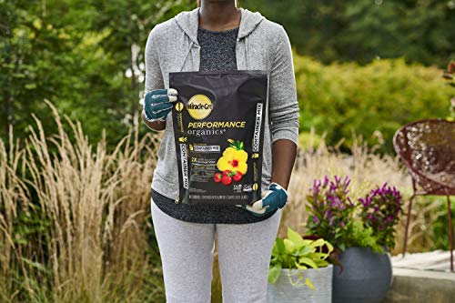 Miracle-Gro Performance Organics All Purpose Container Mix, 6 qt. - Organic, All Natural Plant Soil - Feed for up to 3 Months - All-Purpose Formula for Vegetables, Flowers and Herbs, 2-Pack