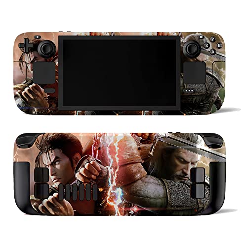 Classic Funny Video Game Protective Skin Decal for Steam Deck, Custom Stickers Vinyl Cover for Steam Deck Handheld Gaming PC