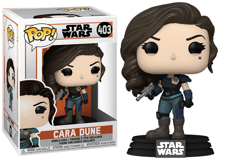 POP Star Wars: The Mandalorian - Cara Dune Funko Pop! Vinyl Figure (Bundled with Compatible Pop Box Protector Case) Multicolor 3.75 inches