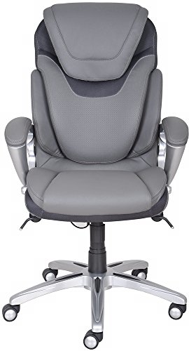 Serta AIR Health and Wellness Executive Office Chair High Back Ergonomic for Lumbar Support Task Swivel & Big & Tall Executive Office Chair High Back All Day Comfort Ergonomic Lumbar Support