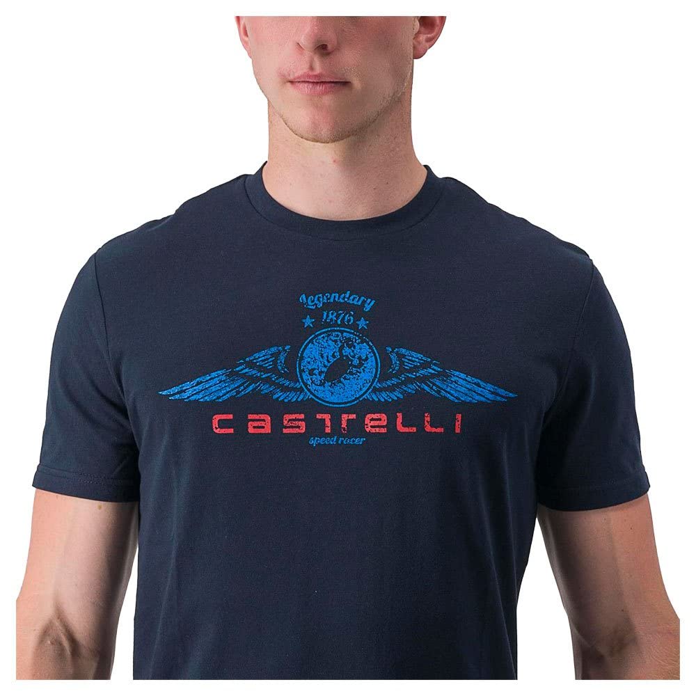 Castelli Armando 2 T-Shirt - Men's Belgian Blue, 3XL