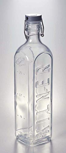 Kilner Clip Bottle, 33.8 fl oz (1 L), Clear