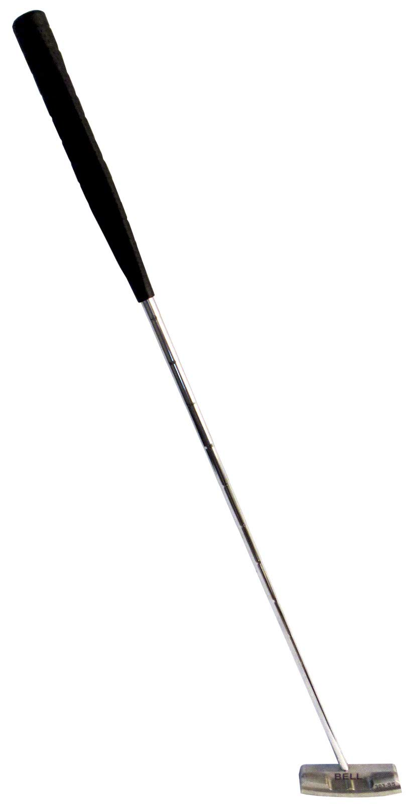 Bell Putters Non/No Offset Golf Putter 360g Polish Chrome Finish Right-Handed/RH with Tacki-mac Jumbo Putter Grip and 34" Shaft | Made in USA