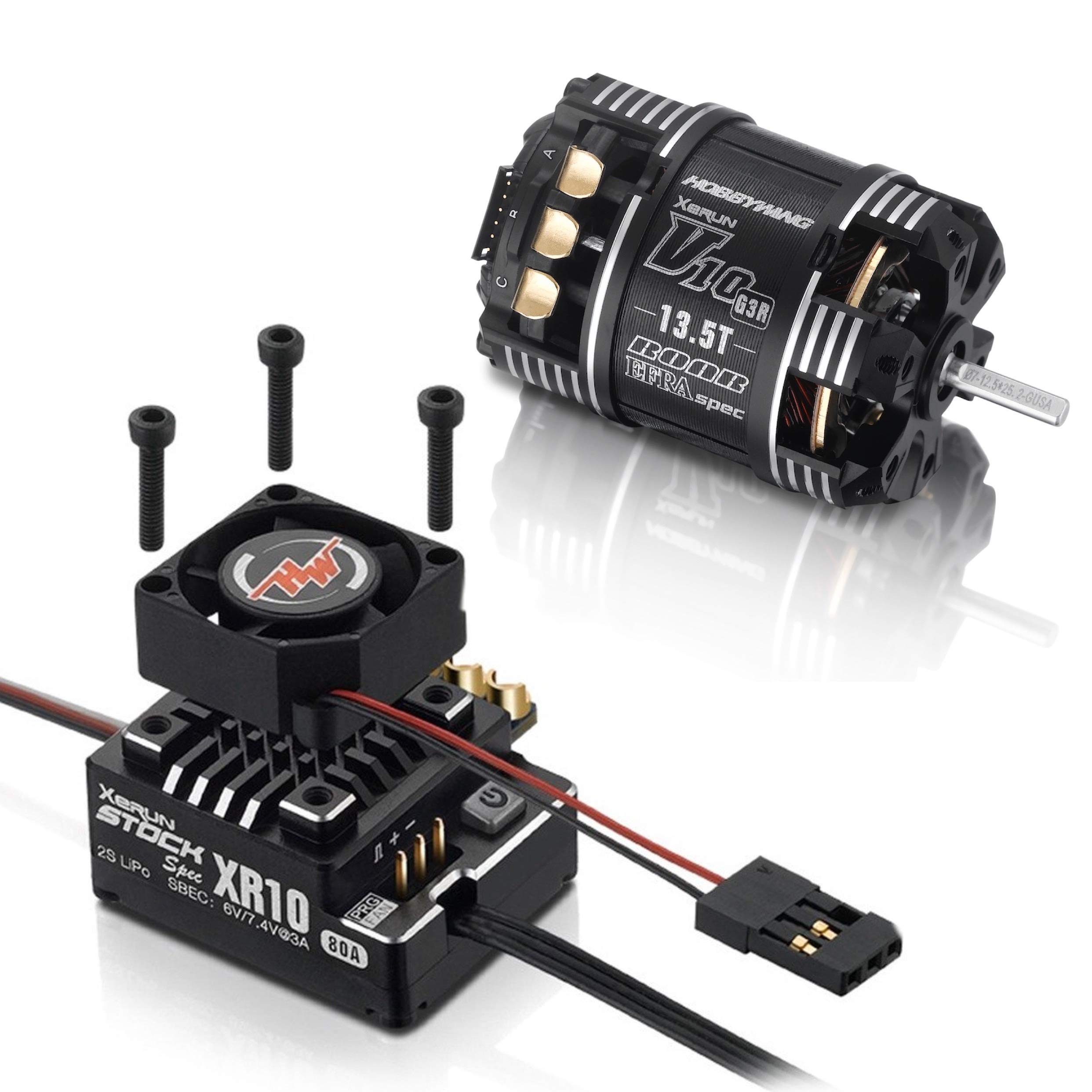 Hobbywing COMBO-XR10 Stock 2S+V10 G3R (25.5T)