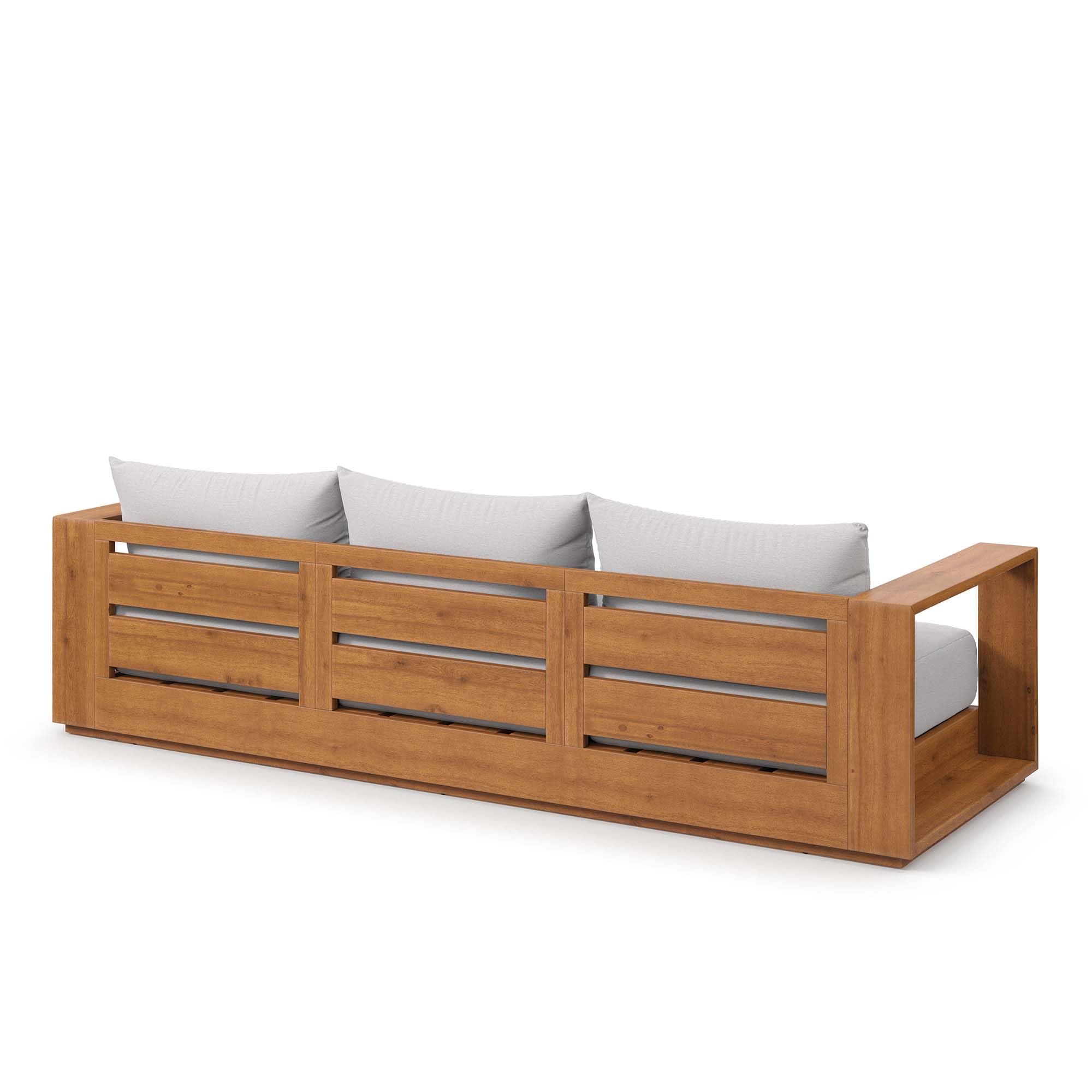 Modway Tahoe Sofas, Natural Light Gray