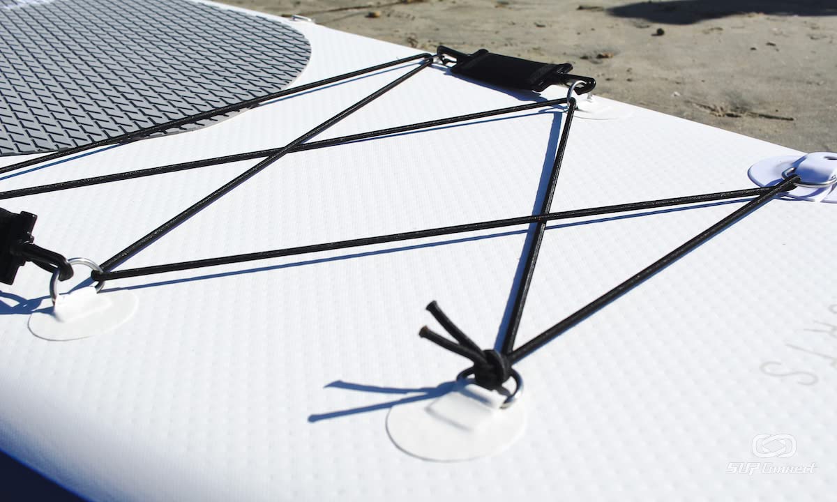 Bay Sports 2022 Model 10'6" Explore - Premium Inflatable SUP Board Package - iSUP with Fibreglass 3-Piece Adjustable Paddle and Helios Triple-Action Pump - DESIGNED in AUSTRALIA (Navy/Orange)