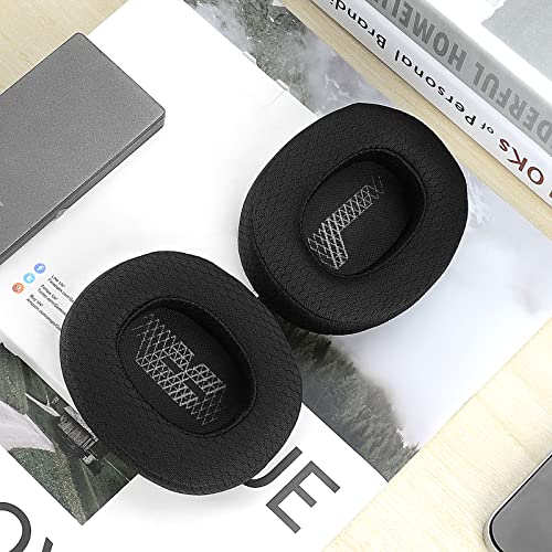 Ear Pads for JBL Lifestyle E65BTNC, Duet NC, Live 650 BTNC, Live 660 BTNC Headphones Replacement Ear Cushions, Ear Covers, Headset Earpads (Mesh Fabric/Black)