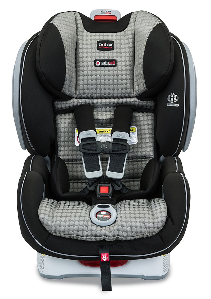 Britax Advocate ClickTight Anti-Rebound Bar Convertible Car Seat - 3 Layer Impact Protection - Rear & Forward Facing - 5 to 65 Pounds, Venti