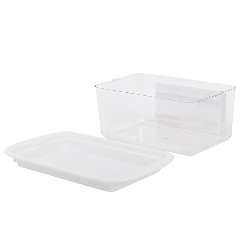 Butter Dish, Holds 1-lb (454g), 5.5x3.5x3.25 Inch