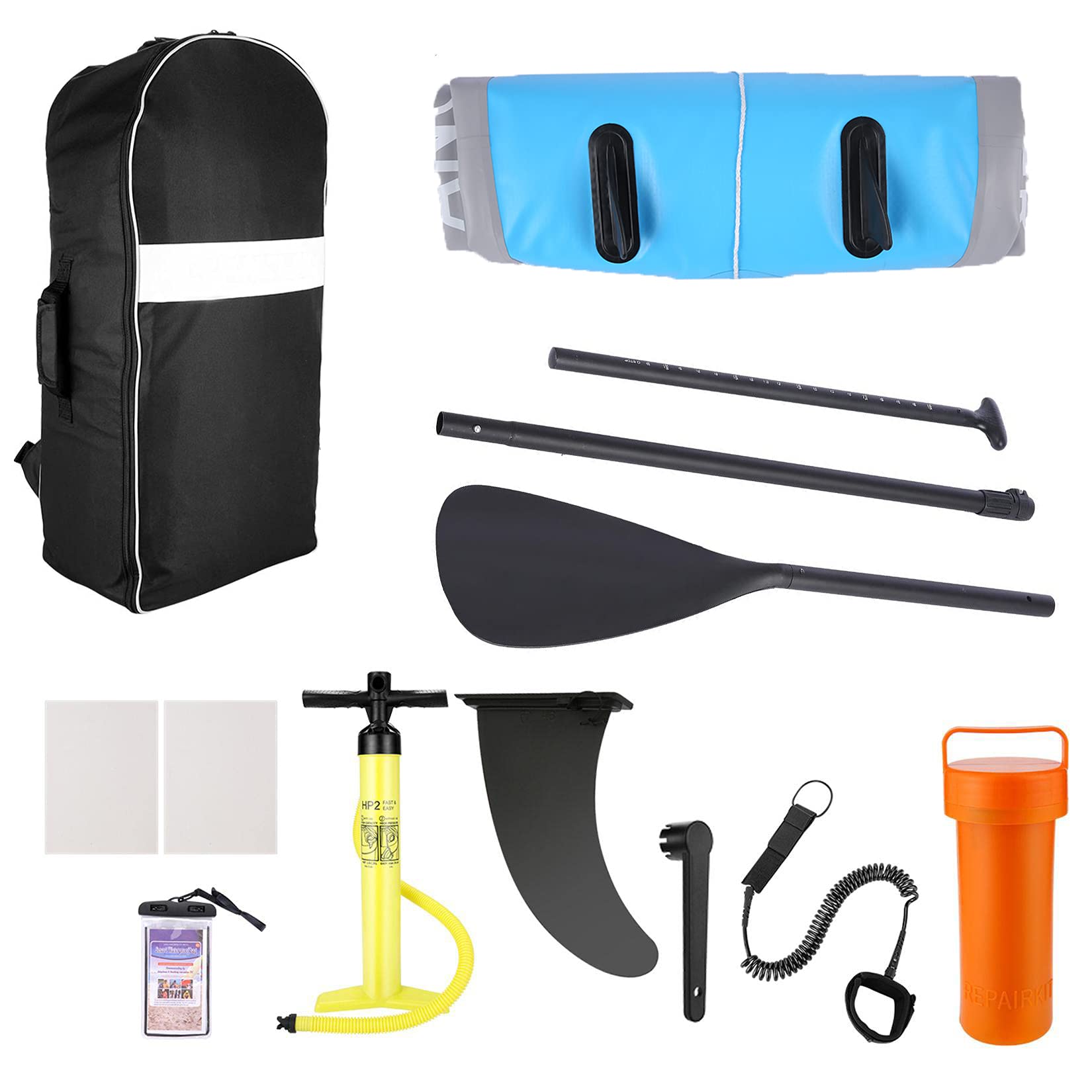 Casulo Inflatable Paddle Boards iSUPs with SUP Accessories & Backpack, Inflatable Stand Up Paddle Board for Beginners or an Expert Paddler, Blow up Paddle Boards
