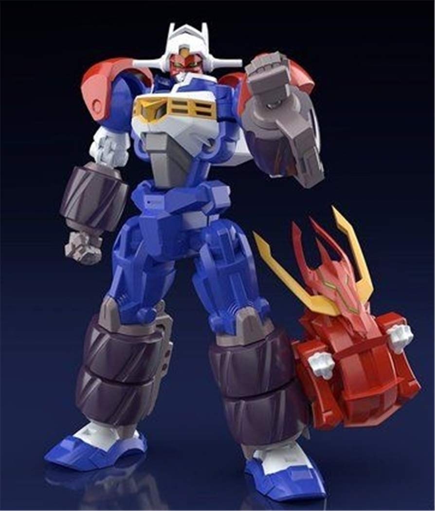 Bandai Shokugan Super Mini PLA Gear Fighter Dendoh Full Armor Dendoh Option Parts & Gatling Boar & Dragon Flare Set
