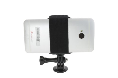 Universal Action Mount® for Your Smartphone, Operable with Popular Sport Camera Mounts. This Patented Aftermarket Mount Allows You to Use Your Smartphone for Action Video Recording. Super Strong Hold!