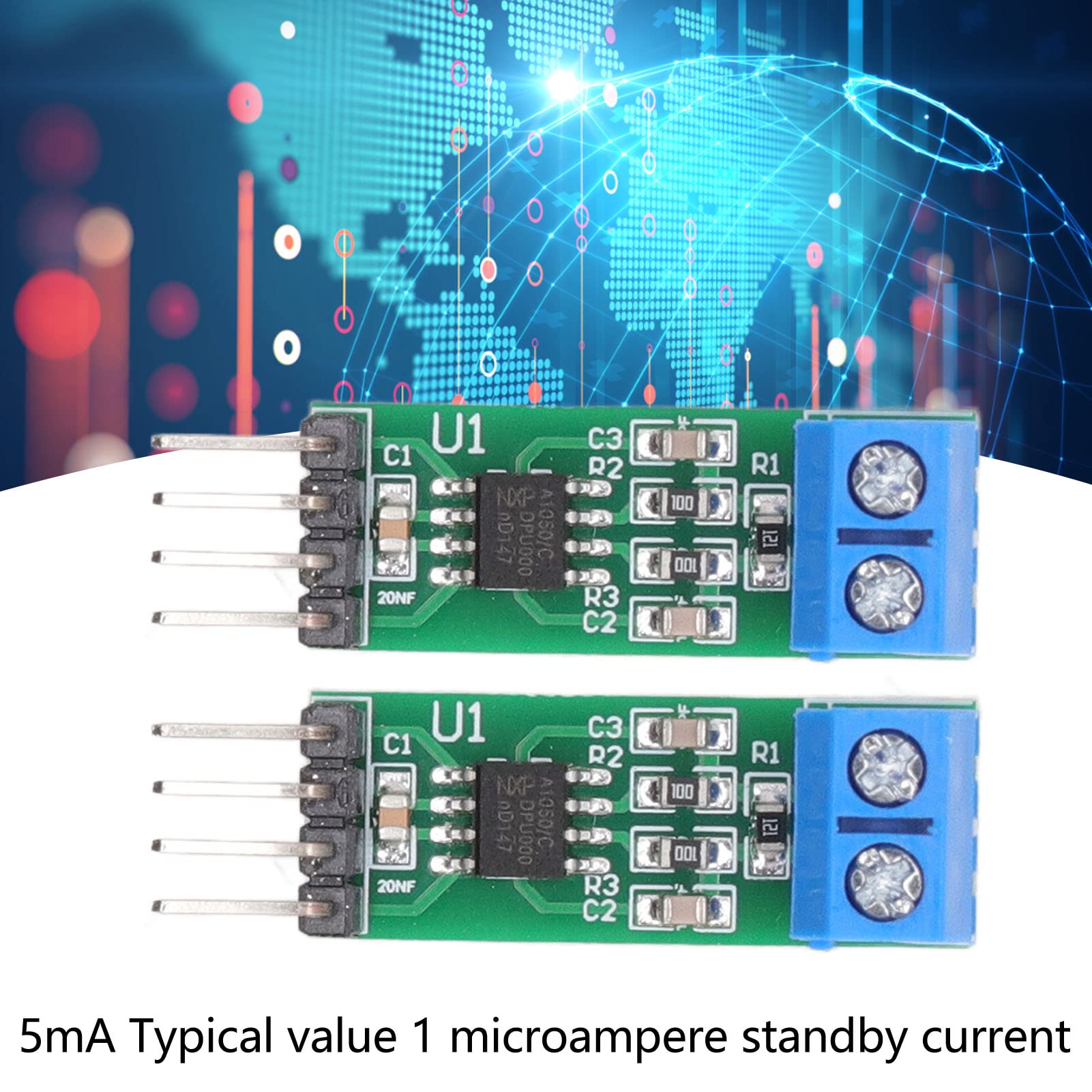 CAN Bus Module, Bus Transceiver Module 4.75~5.25V Prevent Signal Radiation for Controller Development Board