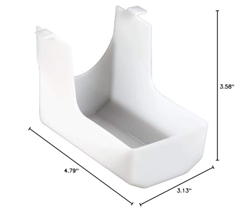 Broan BP43 Light Lens Replacement for 40000, 41000, and 42000 Series Range Hood 3.58" x 4.79" x 3.125", 1 Count (Pack of 1)