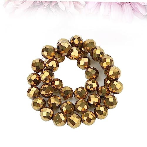 EXCEART 192pcs Bling Accessories Lip Gloss Kit Beads in Bulk Beads for Crafts Hematite Beads Metal Spacer Beads Bracelet Beads Beading Kits DIY Beads Scattered Beads Jewelry Bead Chain