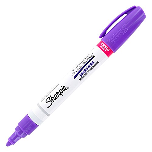 Sharpie, Medium Point, Purple Ink, Oilased Paint Marker, Pack of 12, 12 Pack
