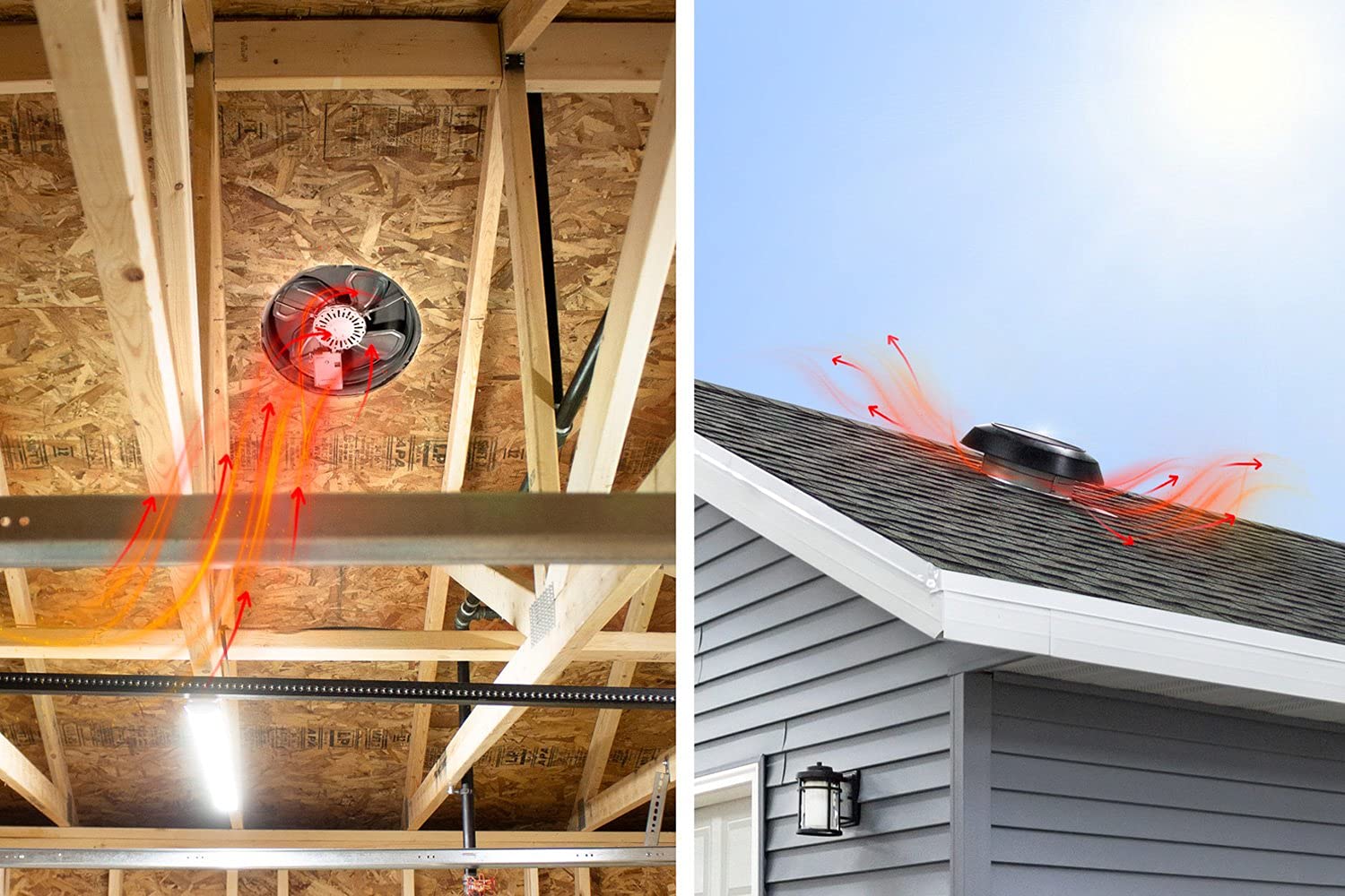 Broan-NuTone 356BR Attic Ventilator, Roof Mount Ventilator, Brown, 1600 CFM
