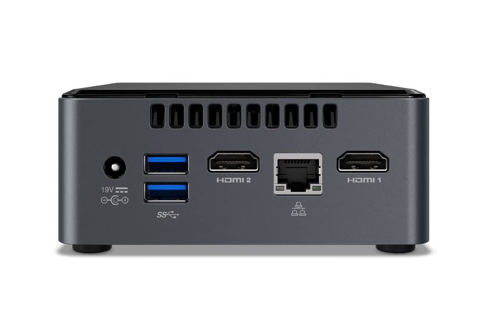 Intel NUC7CJYHN School & Business Mini Desktop Celeron J4005 2-Core, 8GB RAM, 1TB HDD (2.5), Integrated Graphics, WiFi, Bluetooth, 2xHDMI, SD Card, Win 11 Home with Hub