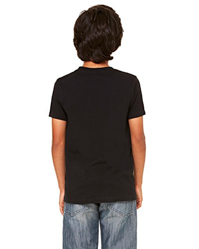 Bella + Canvas Youth Jersey T-Shirt L VINTAGE BLACK