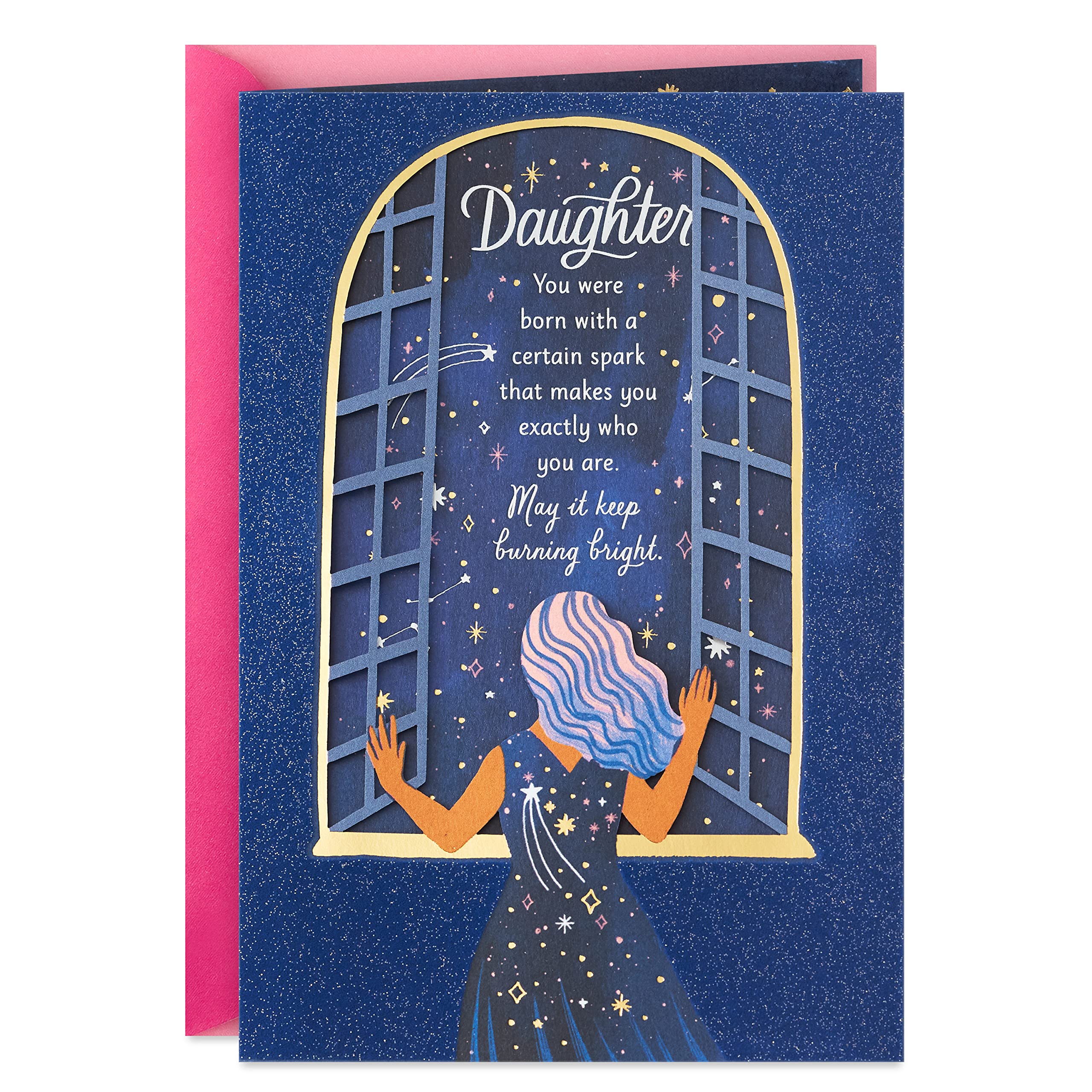 Hallmark Birthday Card for Daughter (Stars)
