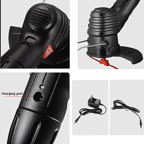 High Strength Alloy Blade Mower, Handheld Portable Electric Lawn Mower for Agricultural Household Wireless Weeding Machine Garden Trimming Tool Grass Brushing Machine