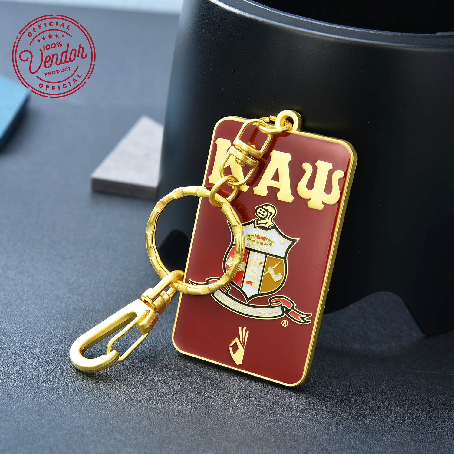 BBGreek Kappa Alpha Psi Fraternity Paraphernalia - Keychain - Greek Letters - Official Vendor