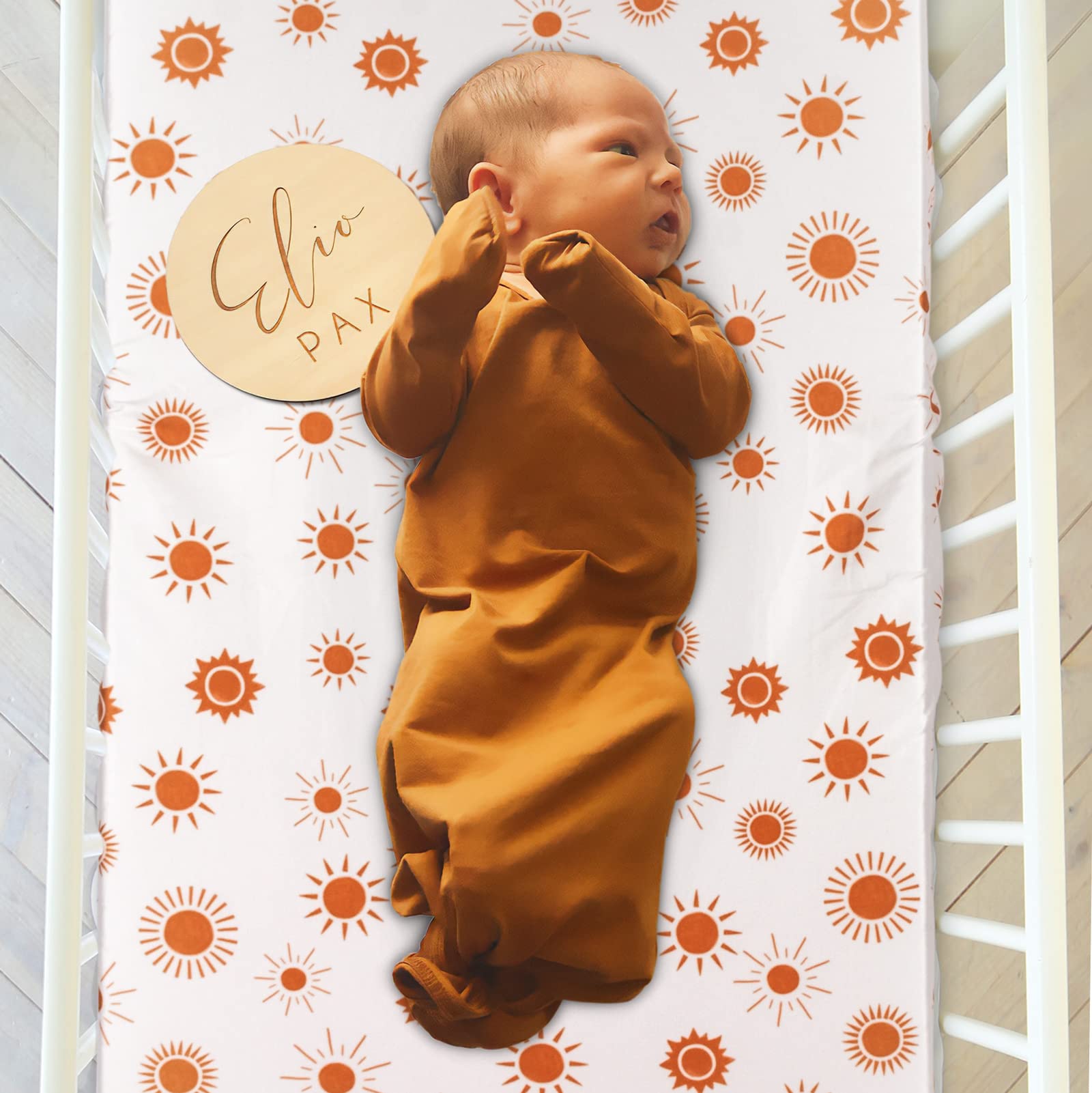Changing Pad Cover, Soft Breathable Baby Stretchy Changing Table Pad Cover, Lovely Unisex Diaper Fitted Changing Table Cover Sheets for Boys and Girls(2Pack, 32 X 16 X 5'')